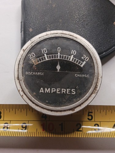 Vintage Ammeter Amperes amp Meter Ford Model A | eBay
