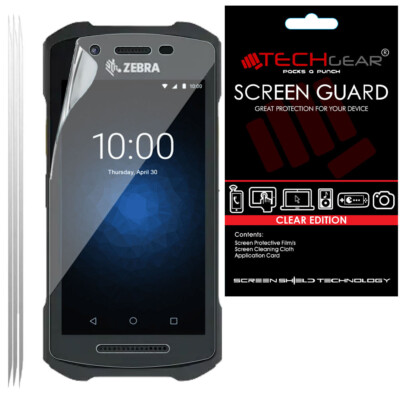 3 Pack of Zebra TC21 / TC26 Scanner TECHGEAR Clear Screen Protector ...