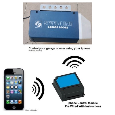 Iphone Remote Control Your Steel-Line OL4 Garage Door Opener 2211-l HT4 ...