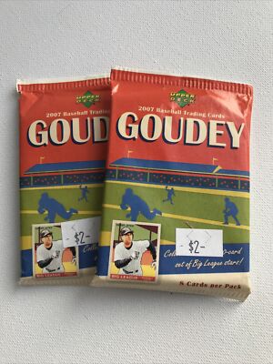 2007 Goudey Baseball Packs 2 Packs | eBay