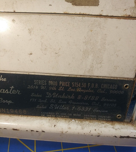 Vintage Paymaster 8000 Ribbon Writer Check Maker Stamp Embosser with ...