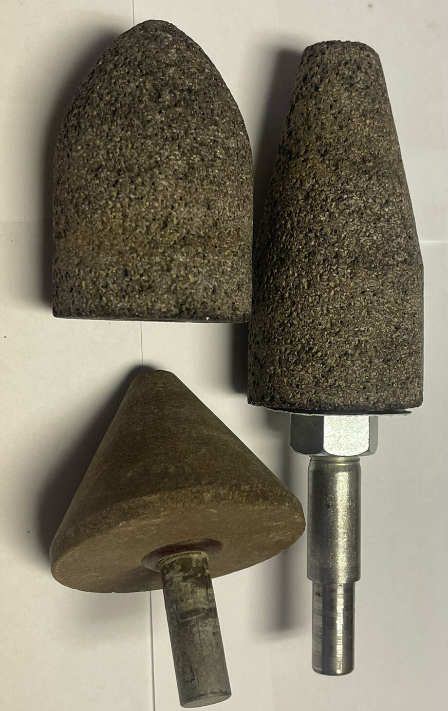 ANSI B7.1 MAX. RPM 18144 Grinding Cone Mixed Lot of 3 Grinding Tools ...