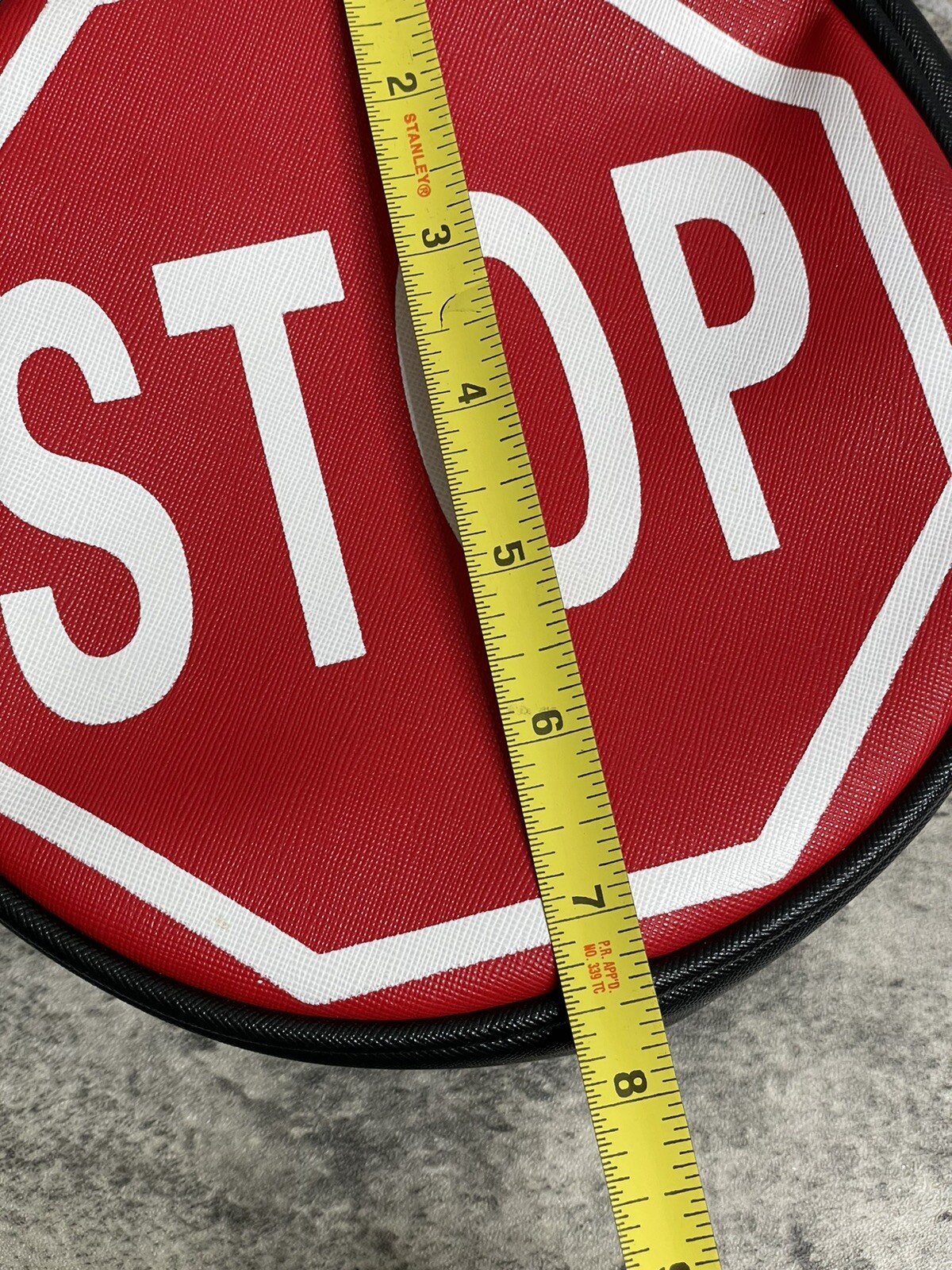 MELIE BIANCO CROSSBODY Bag Traffic Sign Red Stop Sign - Gem