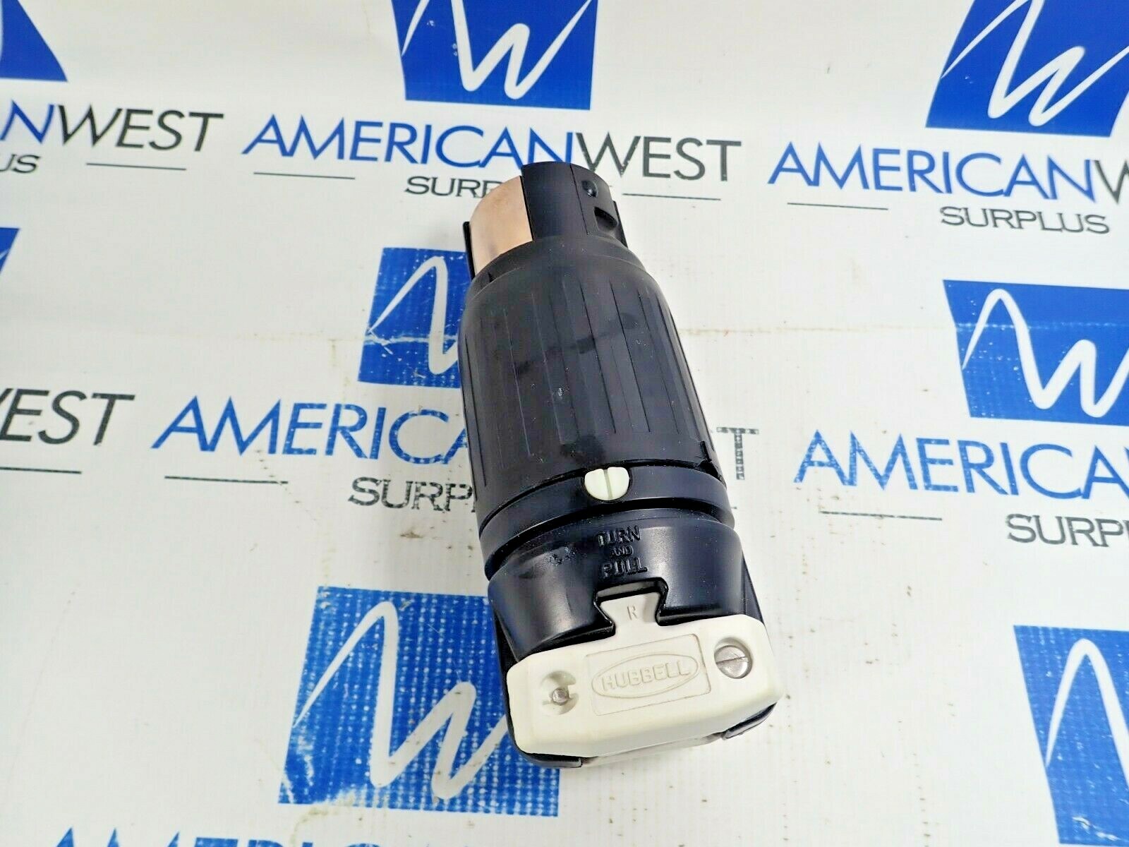 HUBBELL CS6364C LOCKING INSULGRIP CONNECTOR 50A TWIST LOCK 125/250V 3P ...