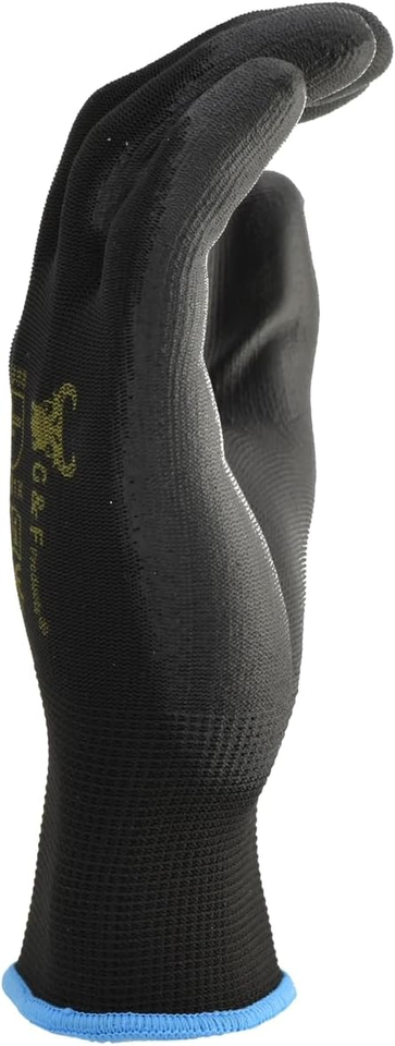 12 PAIRS Men Work Gloves – Lightweight Grip Gloves for Work Available ...