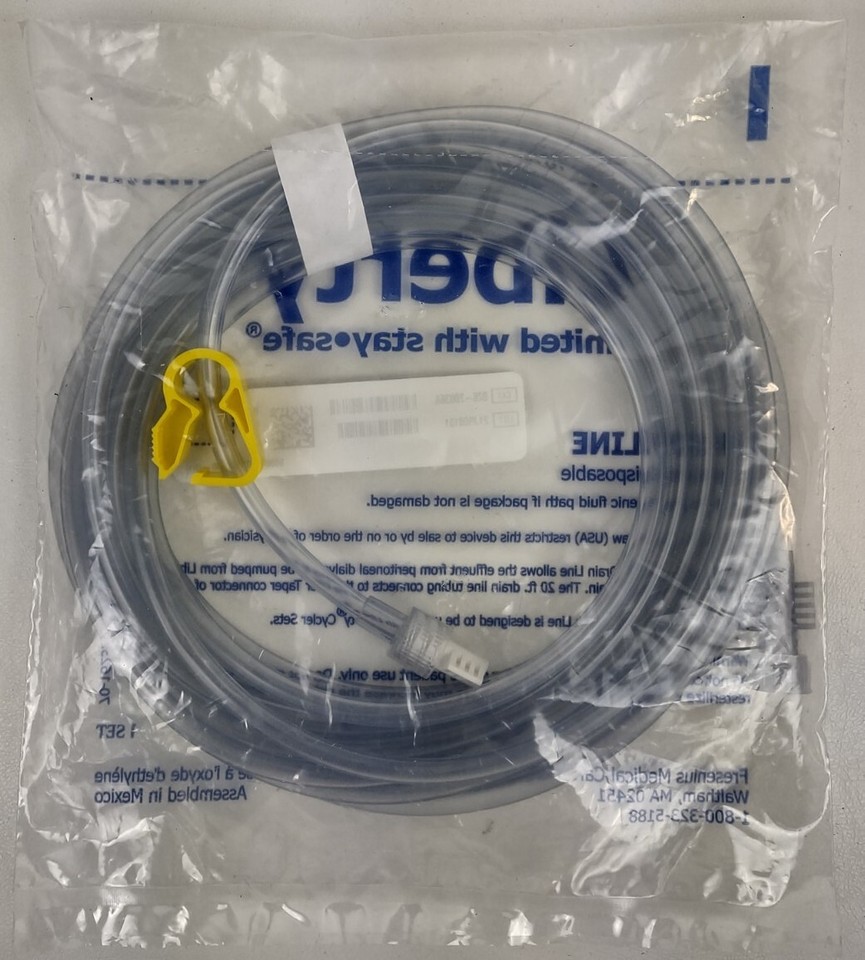 Lot of 2 Liberty Cycler Drain Line By Fresenius Medical Care 026-20036a ...