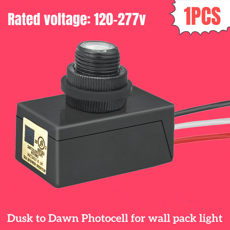 Photoelectric Photocell Dusk to Dawn Button Flush Mount Photo Control ...