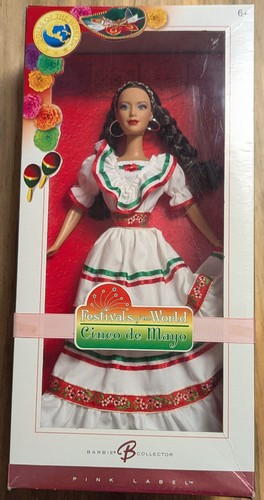 Festivals of the World CINCO DE MAYO BARBIE Pink Label Mattel K7921 New ...