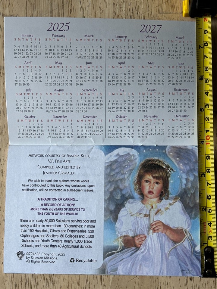 Salesian Missions - Angel Datebook - 2026 - 12-Month POCKET Planner ...