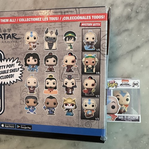 Funko Bitty Pop Avatar The Last Airbender- 541 Aang on Airscooter ...