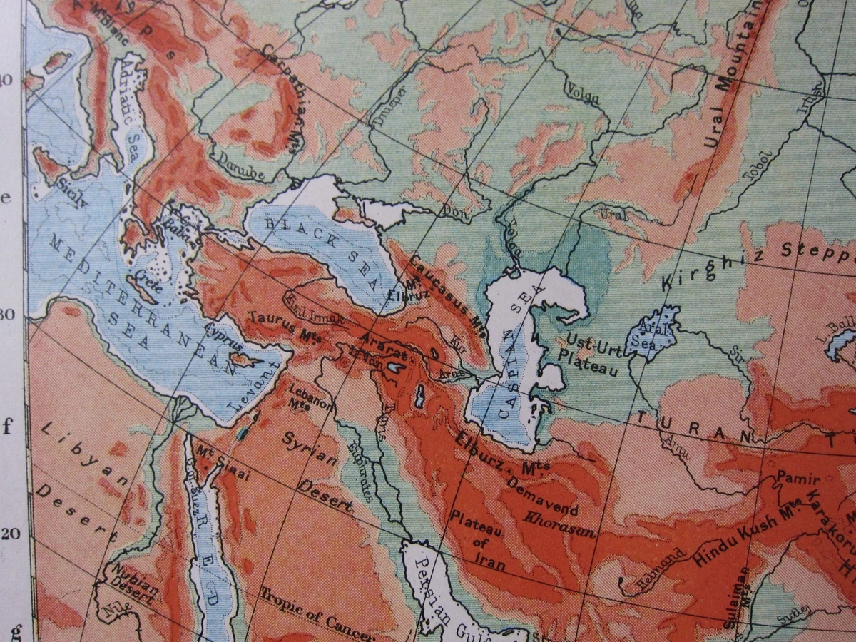 Kjolen Mountains Map