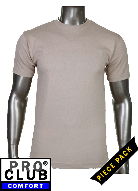1 New ProClub S-3XL Comfort Weight T-Shirt Plain Tee Pro Club Color ...
