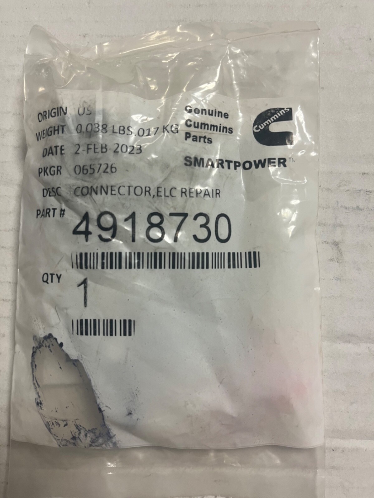Genuine Cummins 4918730 Connector ELC Repair for sale online | eBay