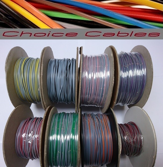 1.0mm 12v 24v Automotive Thinwall Cable Auto Car Campervan Boat Wire ...