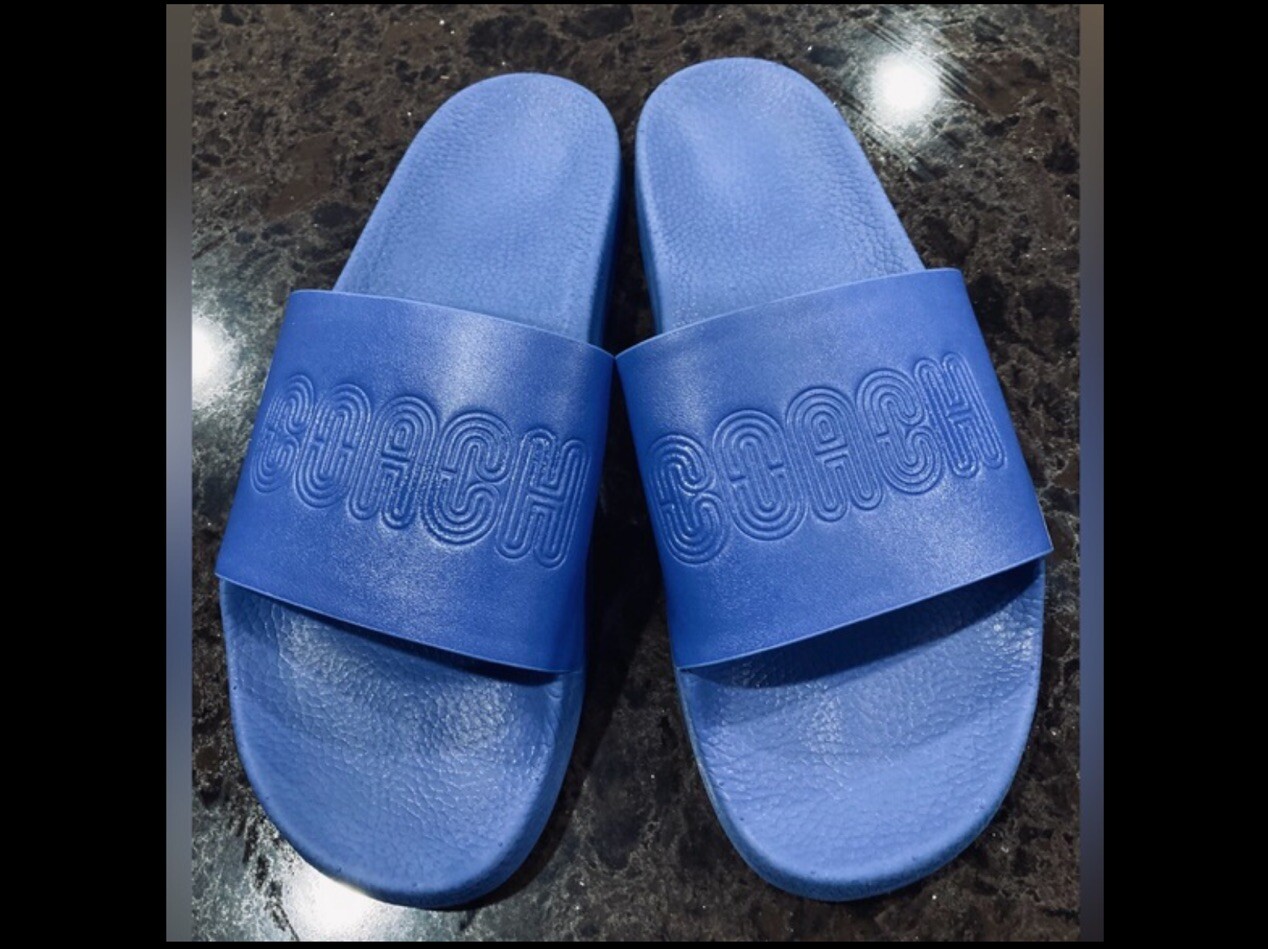 Coach Signature Mens Slide On Sandals - Gem