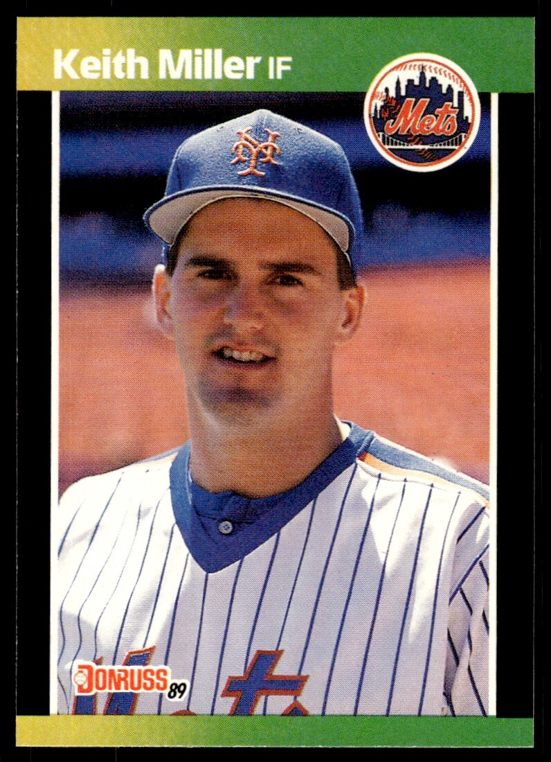 1989 Donruss Baseball Card Keith Miller New York Mets #623 | eBay