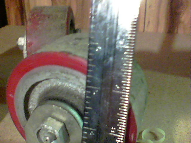 Faultless Heavy Duty Greasable Caster Set 4" Wheel Swivel Lock Straight ...