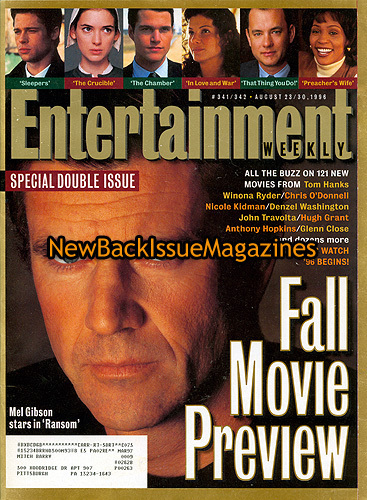 Entertainment Weekly 8/96,Mel Gibson,August 1996,NEW | eBay