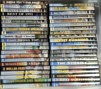 TRAIN - RAILROAD DVDs - You PICK & CHOOSE! (Diesel Alco, Pentrex) Save ...