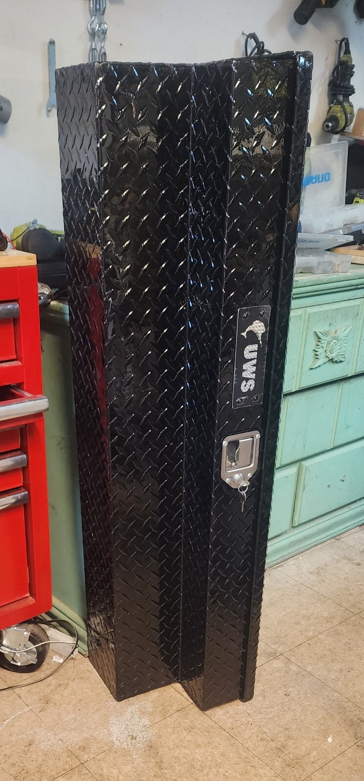 Truck Bed Side Rail Tool Box-Side Mount Series Single Lid Tool Box UWS ...