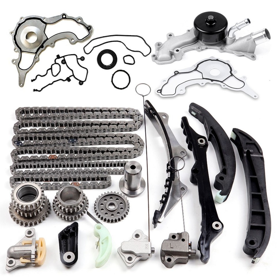 Timing Chain Kit Water Pump Cover Gasket For 11-15 CHRYSLER DODGE JEEP ...