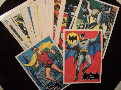 1966 TOPPS BATMAN BLACK BAT SET Reissue Set 1989. (55) N.Mint/Mint ...