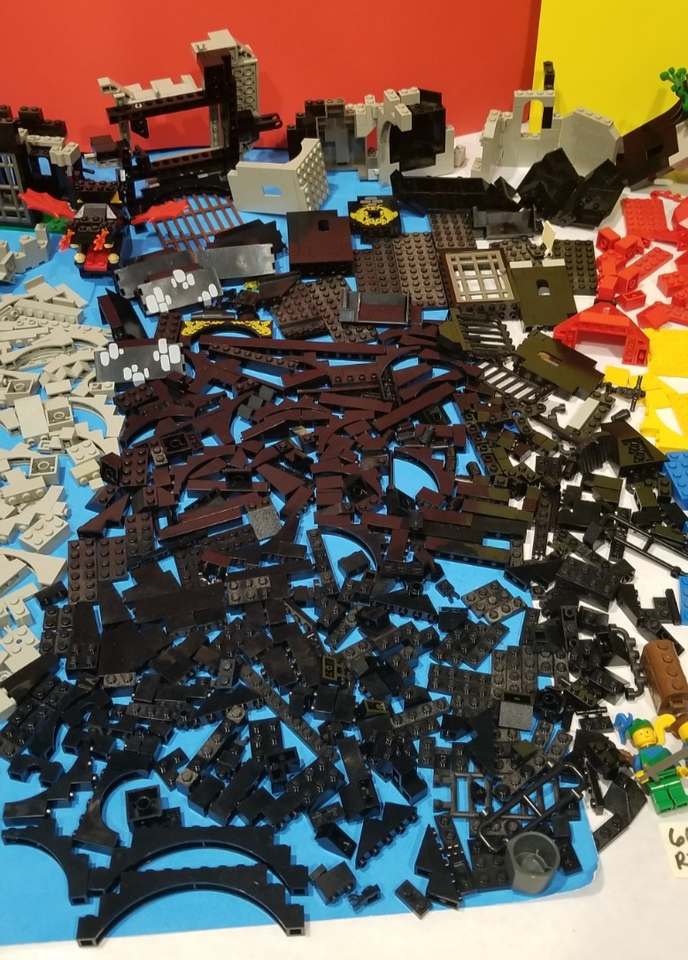 💥 OLD SCHOOL LEGOS LOT Castle Knights Forestmen Dragons Sets Brick ...