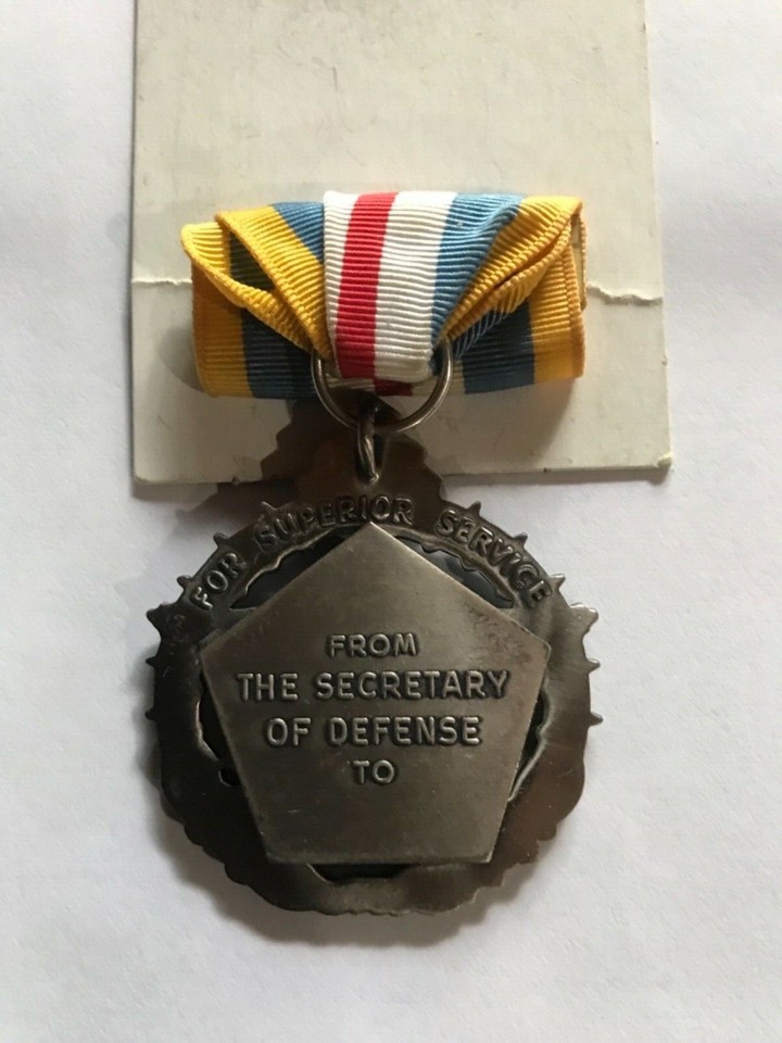 DEFENSE SUPERIOR SERVICE MEDAL (DSSM) FULL SIZE AWARD RIBBON SECRETARY ...