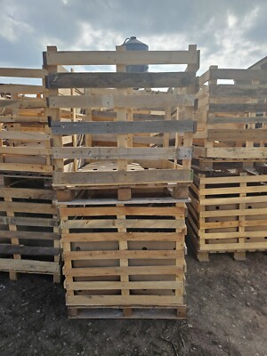 Wooden pallet crate box | eBay UK