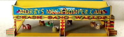 HO Scale Carnival Fair Ride: Bumper Cars Card Kit YOU BUILD! with LED's ...