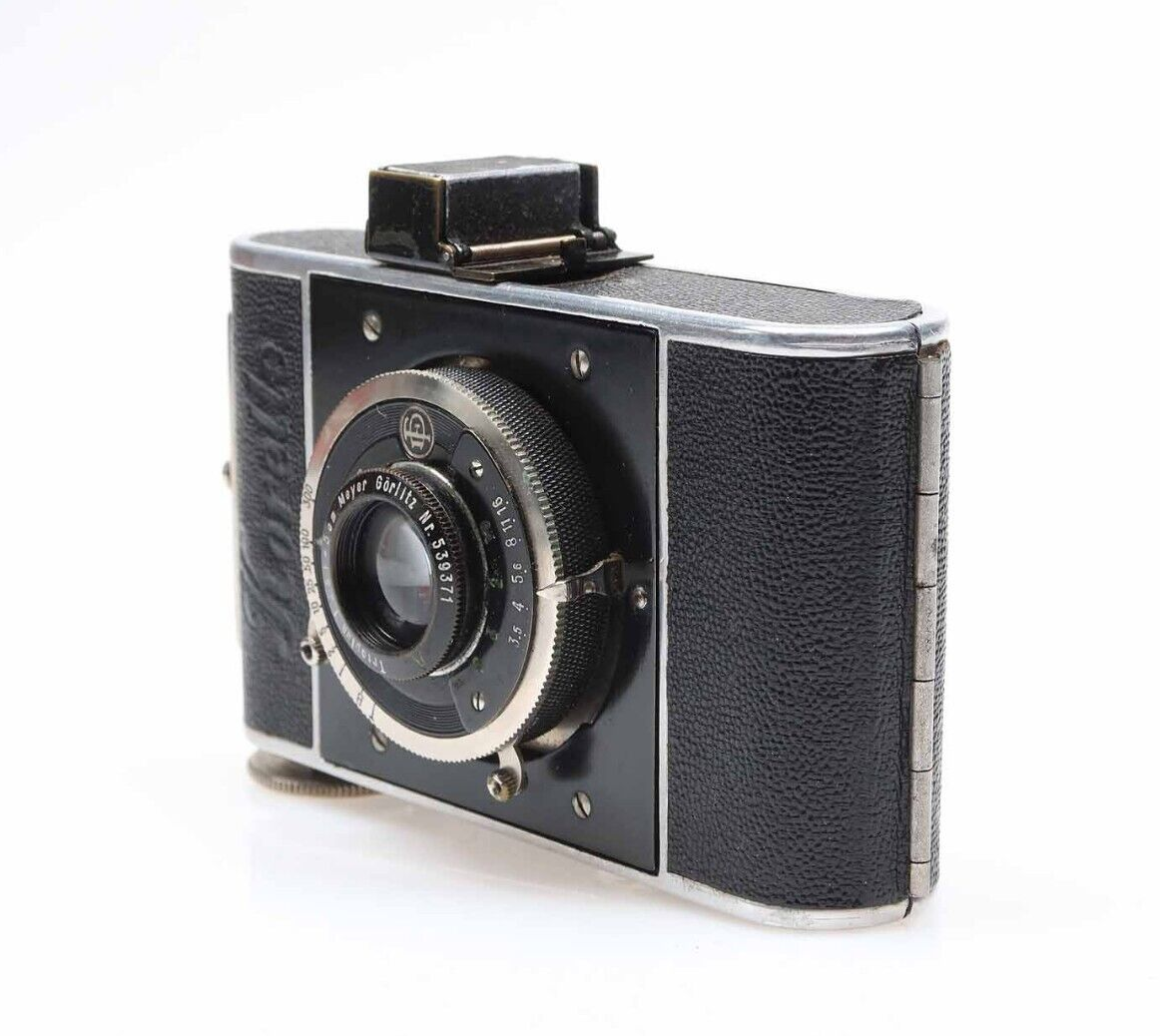 Kochmann Korelle Kamera mit Meyer Görlitz Trioplan 50mm Objektiv lens ...