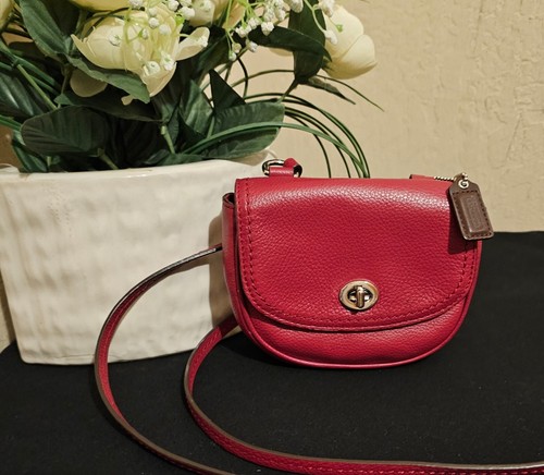 Coach Park Mini Cranberry Crossbody Swingpack Shoulderbag Belt Bag Fannypack | eBay