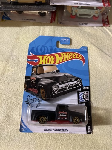 Hot Wheels Custom ‘56 Ford Truck Black HW Rod Squad | eBay