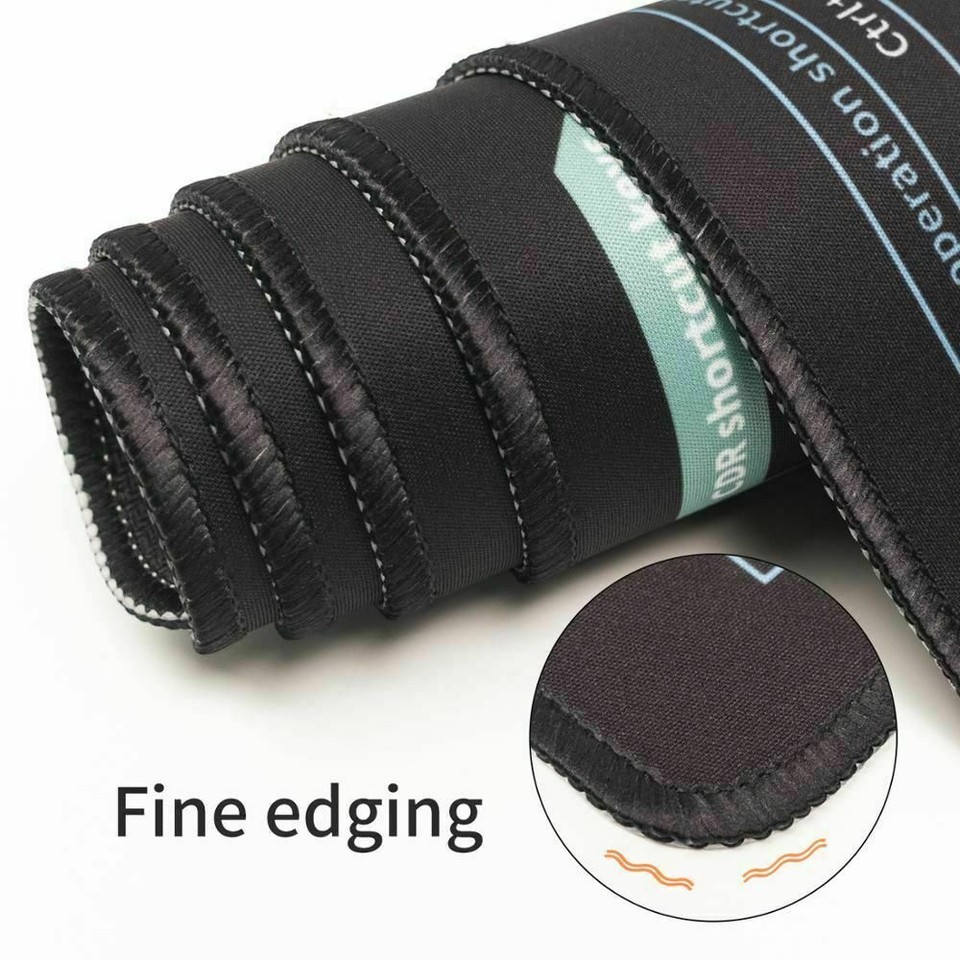 Large Size Mouse Pad Word/Excel/Power Point Shortcut Keys Desk Pad Mat ...