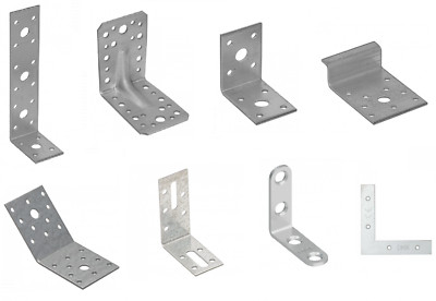 Winkelverbinder Bauwinkel mit ohne Rippe Winkel Metall Montagewinkel ...