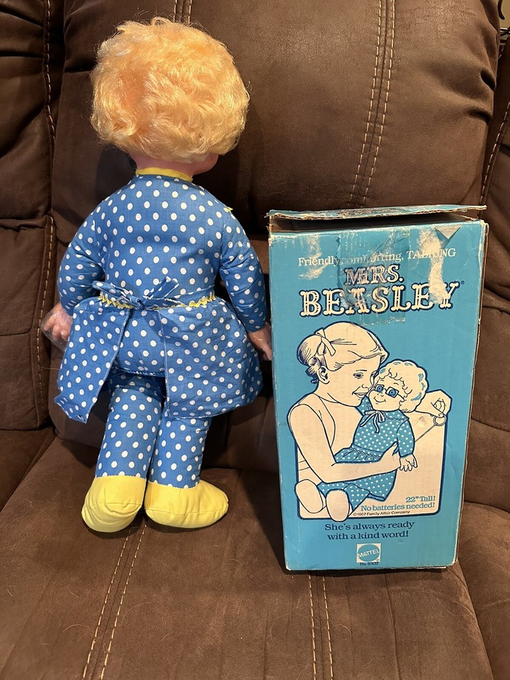 Mattel Mrs Beasley 1967 With Original Box- Repaired to Talk! | eBay