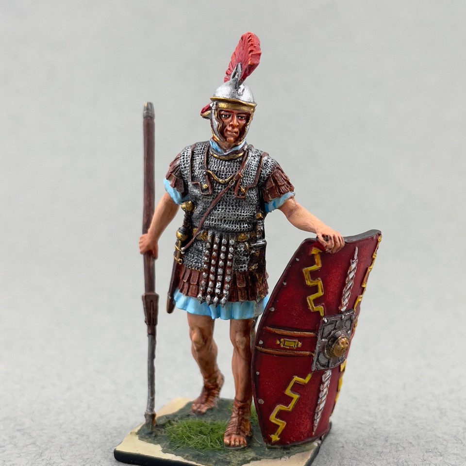 Roman Legionary 1/32, Roman soldier miniature, Ancient soldier, Painted ...