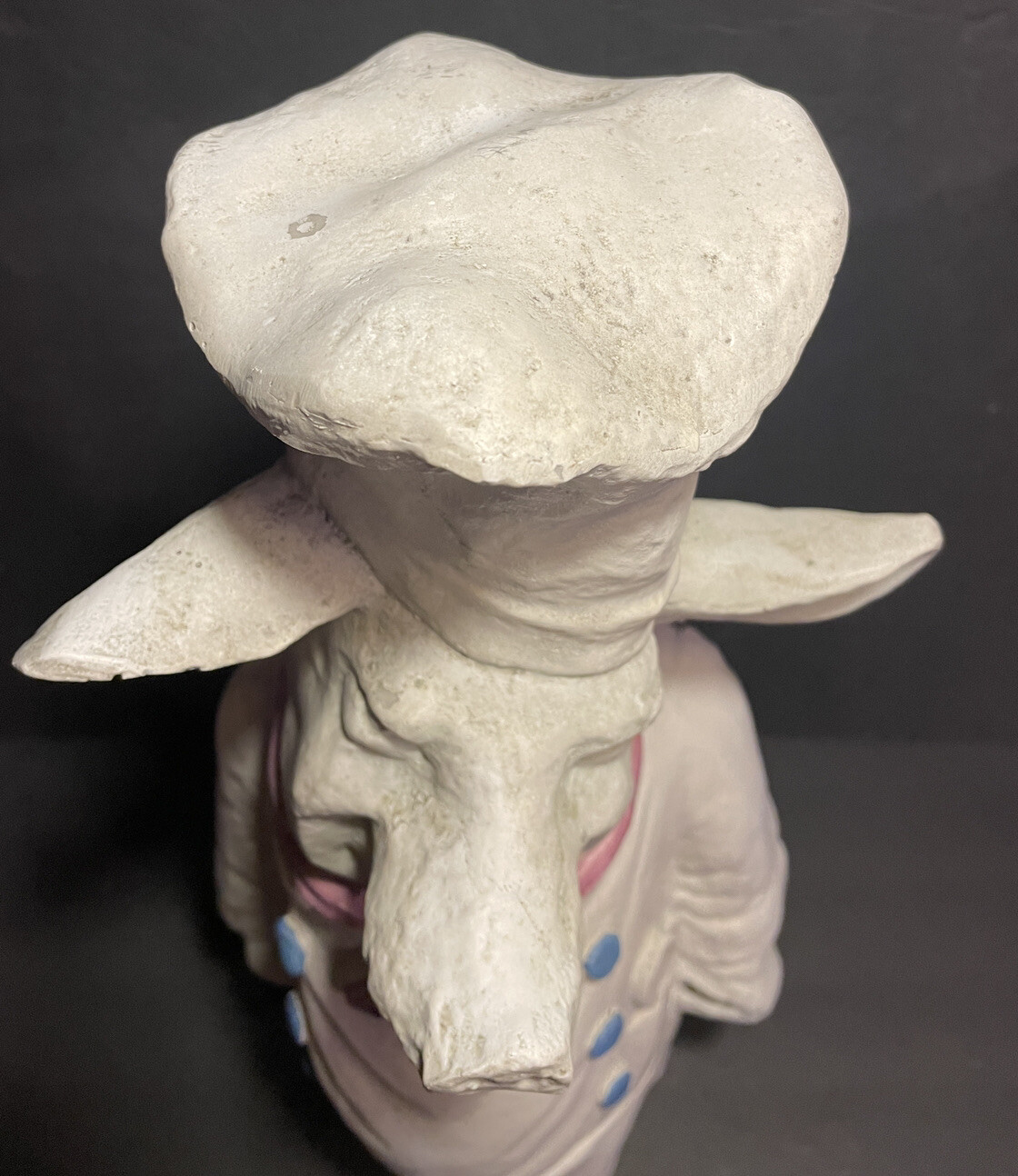 Vintage Chef Pig Statue Figure French Pastry Butcher Shop Restaurant ...