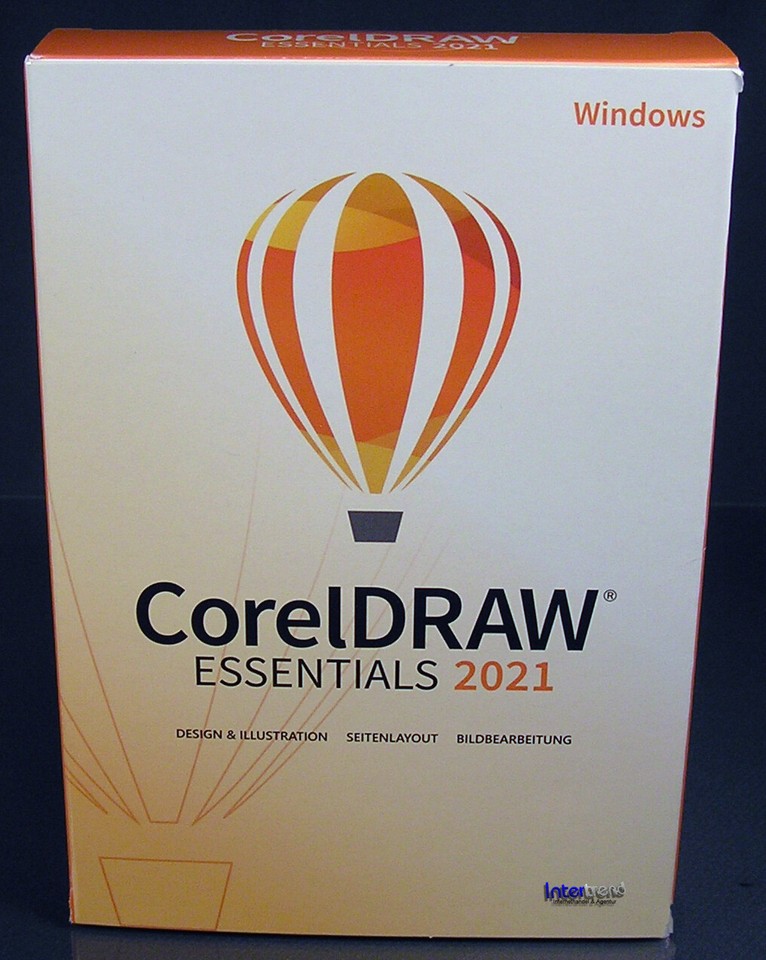Corel DRAW Essentials 2021 + Photo-Paint Vollversion Windows Box + DVD ...