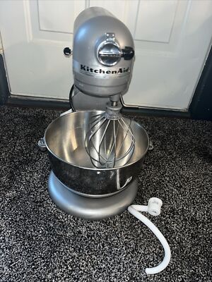 KitchenAid Silver Professional 5 Plus Stand Mixer W/ Bowl & Accessories ...