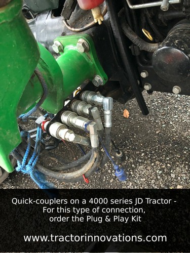 Remote Hydraulic Kit - John Deere 2, 3, 4 Series Tractors–Simple 15 min ...