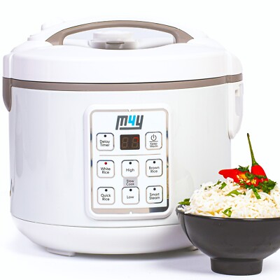 Electric Rice Cooker Machine, Slow Cooker and Food Steamer M4Y ...