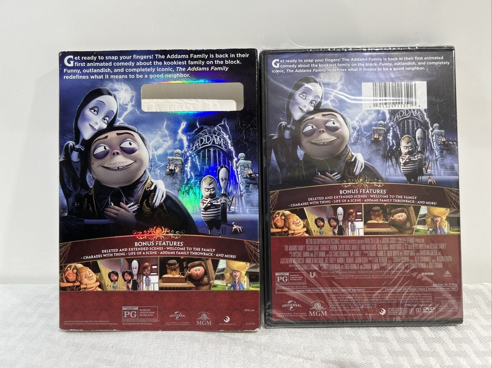 The Addams Family (DVD, 2019) Brand New Sealed WITH SLIP COVER FREE S/H ...