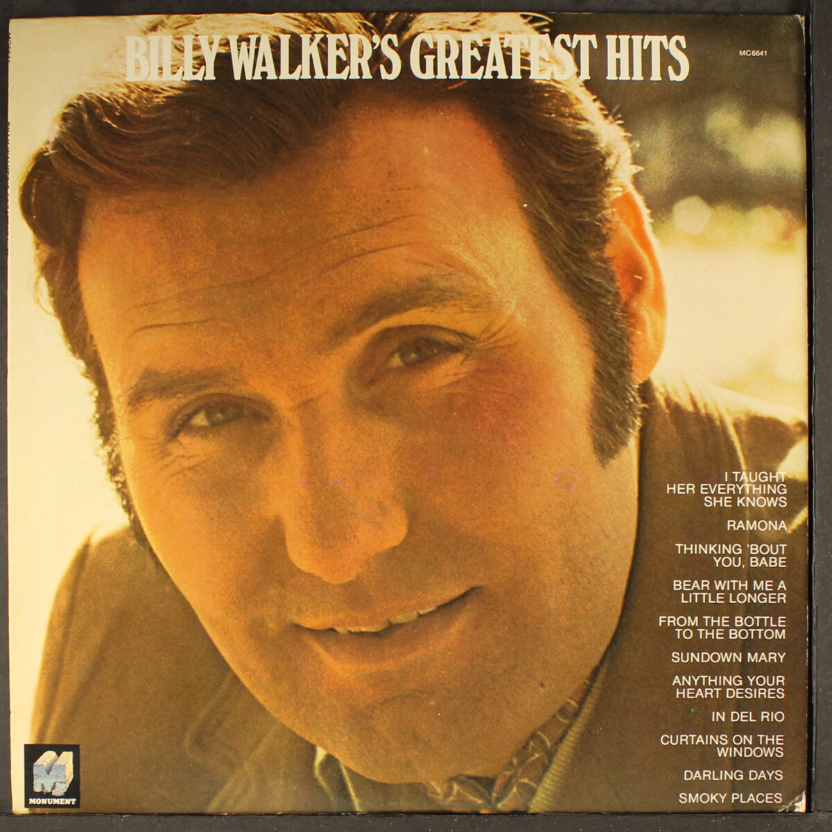BILLY WALKER: greatest hits MONUMENT 12" LP 33 RPM | eBay