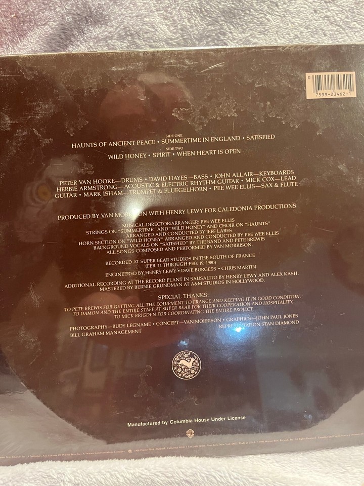 Van Morrison "Common One" album. Original & Sealed | eBay