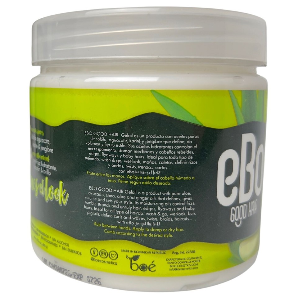 Boe Ebo Good Hair Gel Oil Hairdo Styling 17.3 oz | eBay