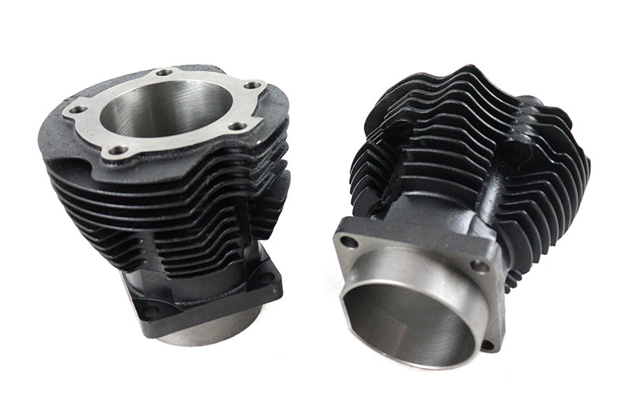 Replica 74" Knucklehead Cylinder Set Black for FL 1941-1947 Harley ...