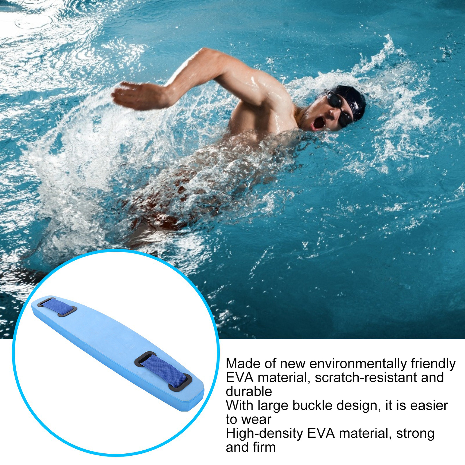 Swimming Floatation Belt Adjustable Buoyancy Belt Swim Training Aid For ...