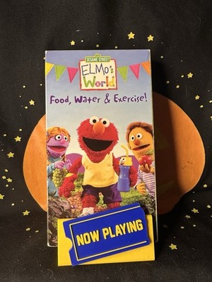 Elmo’s World,, Food, Water, And Exercise Sesame Street VHS | eBay