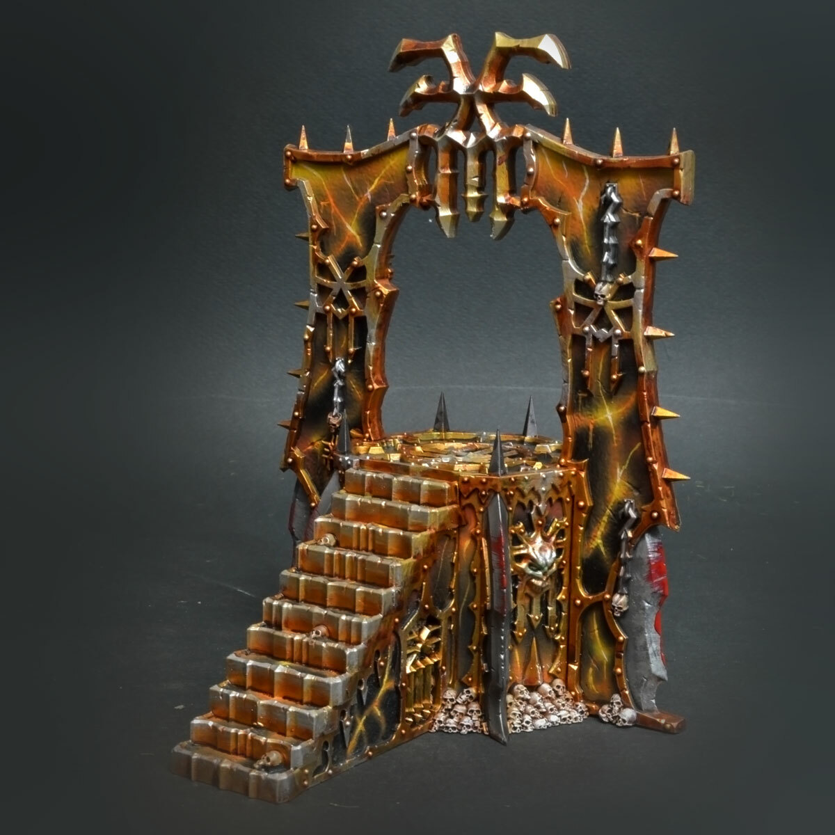 Infernal Skull Altar of Khorne - age of sigmar ** COMMISSION ...